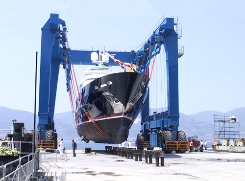 50T Marine Travel Lift for Ethiopia Shipyard